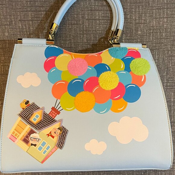 Loungefly | Bags | Loungefly Disney Pixar Up House Balloons Handbag ...